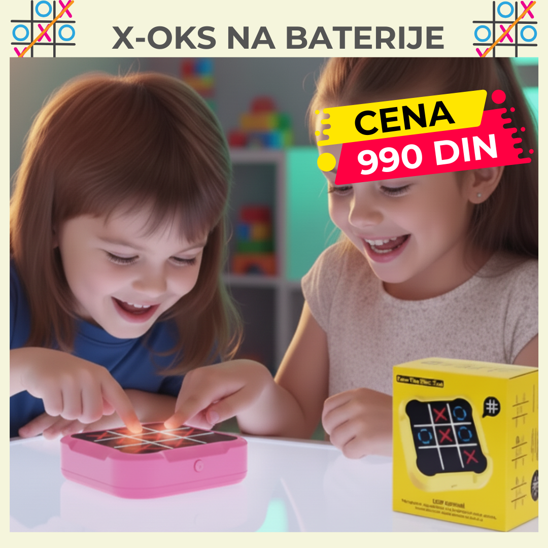 Elektronski Iks Oks-Interaktivna Igračka – SuperPoklon